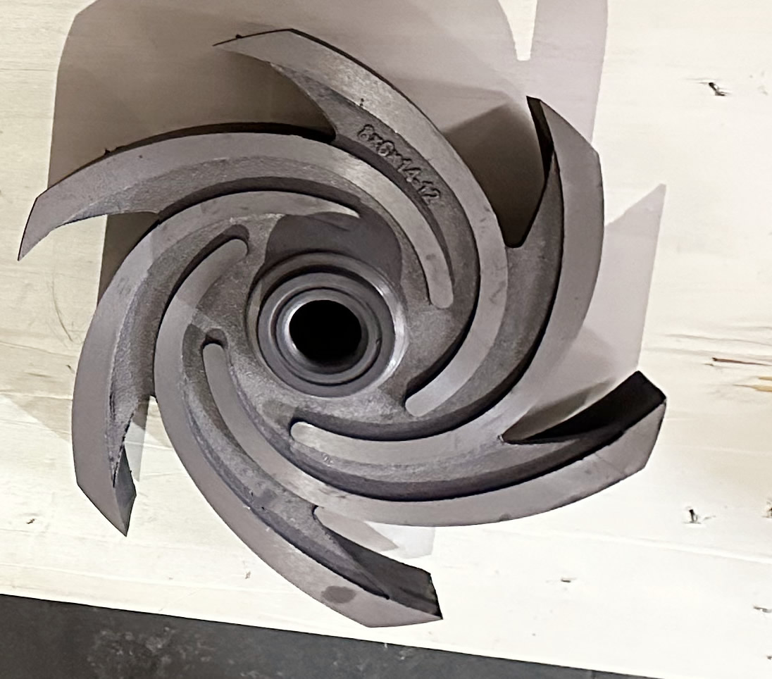 Open impeller/Semi-open impeller-EG250 Centrifugal pump impeller type ...